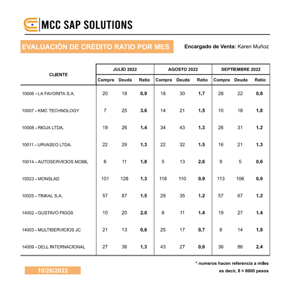 MCC REPORTES PERSONALIZADOS - MCC SAP SOLUTIONS