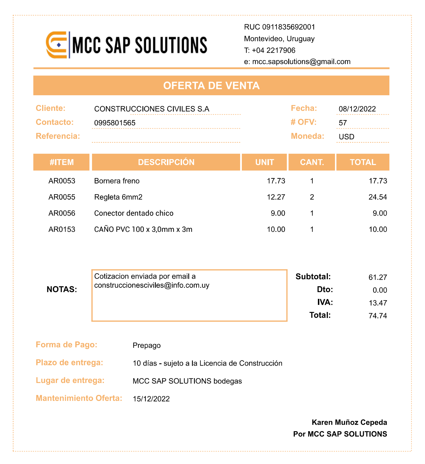 MCC REPORTES PERSONALIZADOS - MCC SAP SOLUTIONS